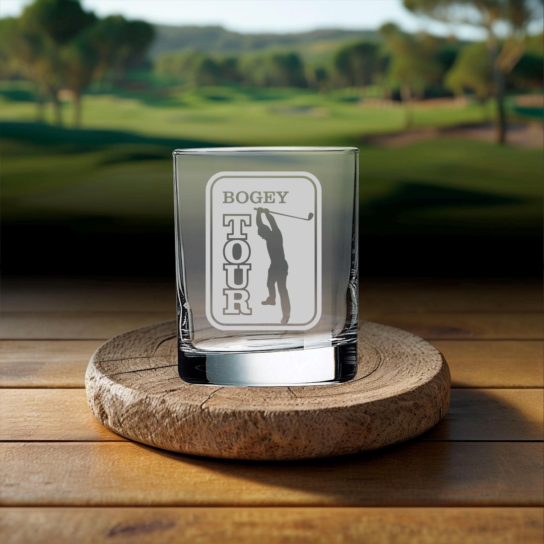 Personalized Golf Glass Beer Glass Pilsner Glass Golf Beer Gift Sports ...