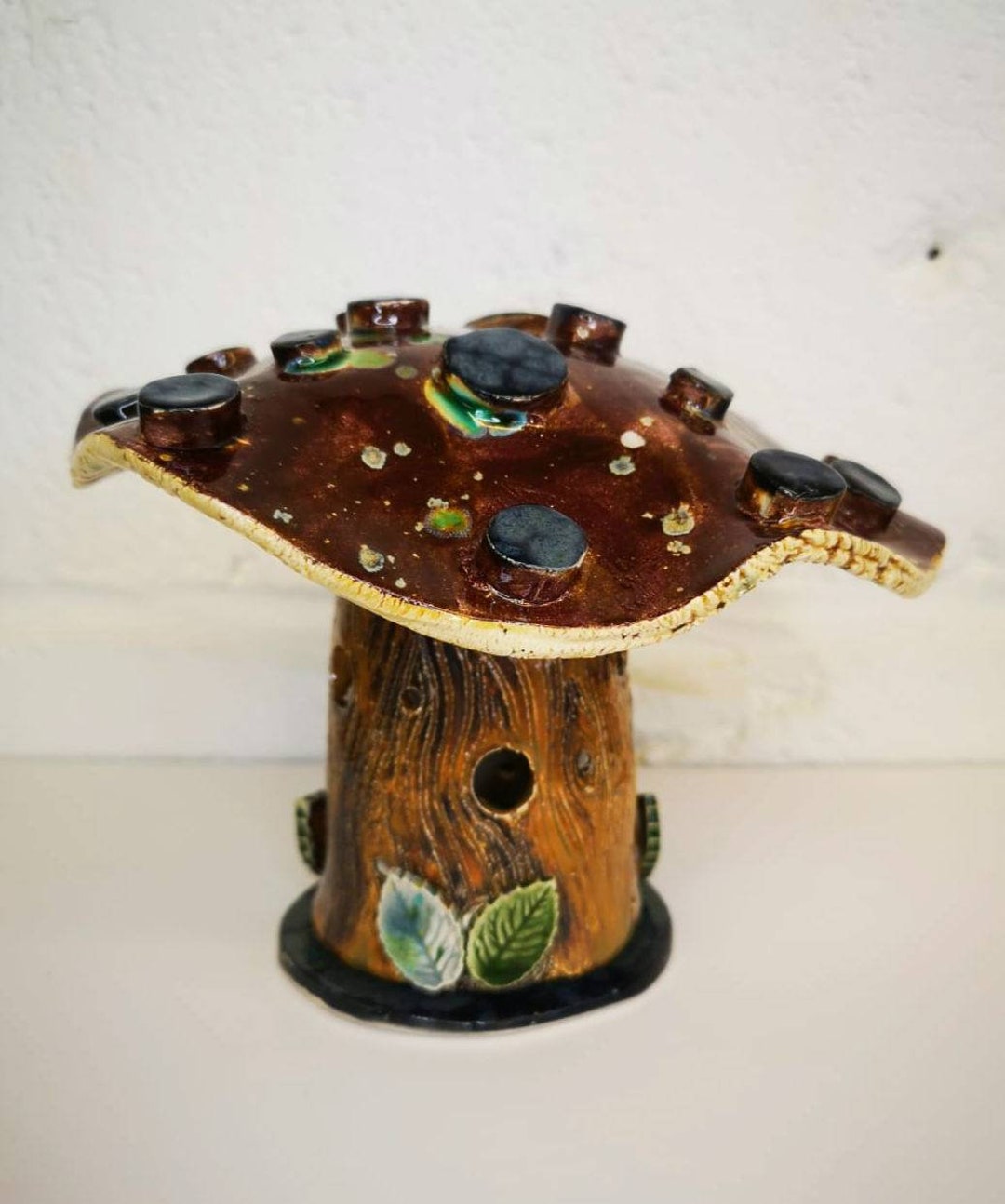 Nebula Mushroom Tea-light Holder - Etsy