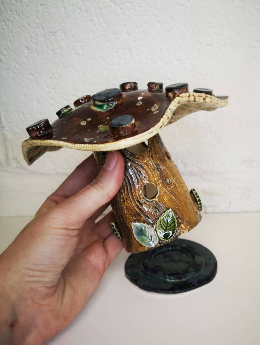 Nebula Mushroom Tea-light Holder - Etsy