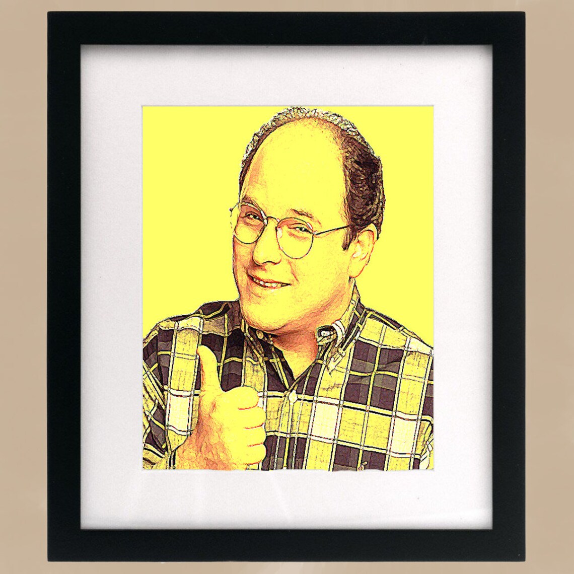 George Costanza Illustration Art Deco Print - Etsy