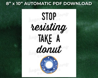 Stop Resisting - Etsy