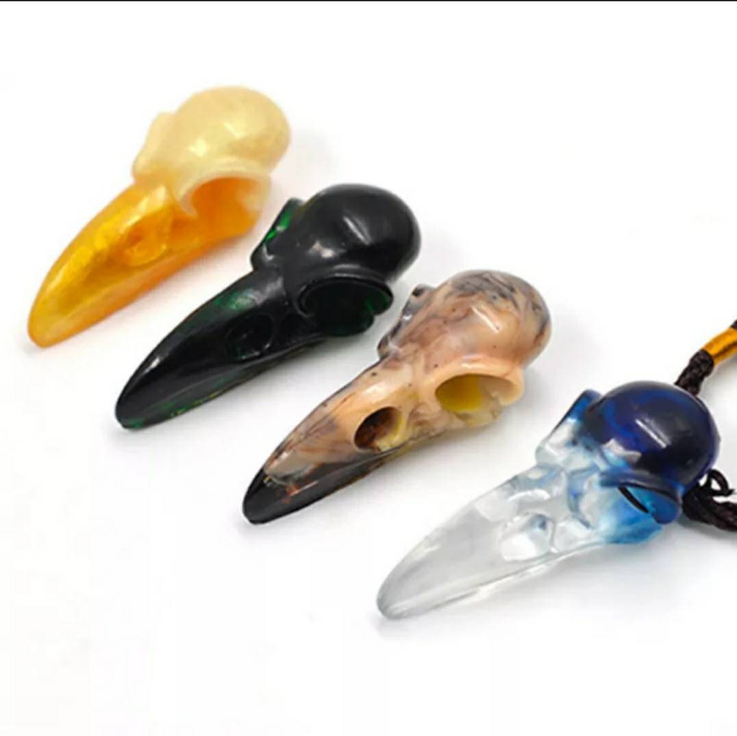 Raven Skull Mould 3d Raven Crow Skull Skeleton Head Resin | Etsy