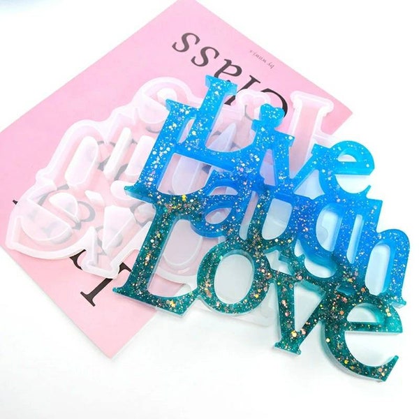 Silicone Love Word Molds - Etsy