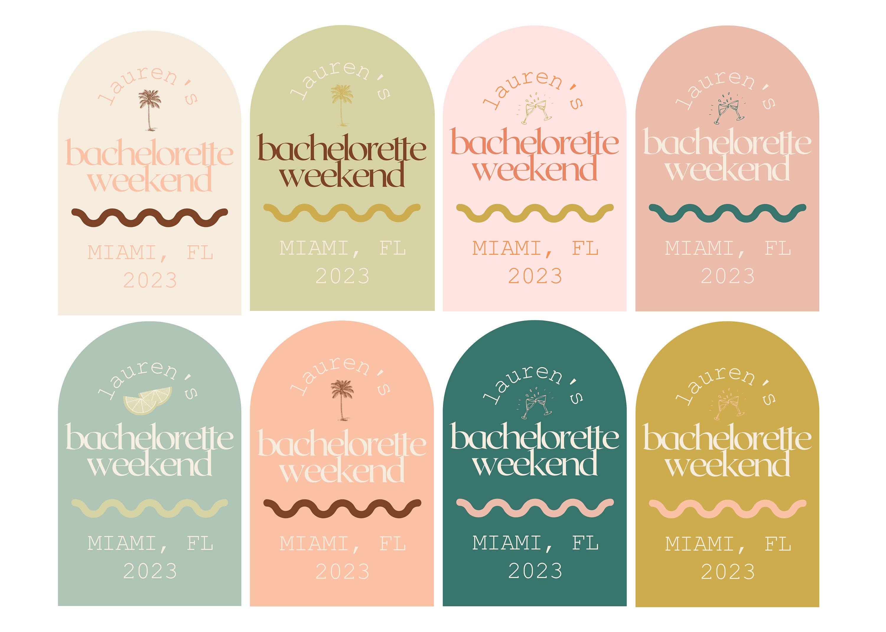 Custom Bachelorette Party Logo, Personalized Bach Bachelorette Logo ...
