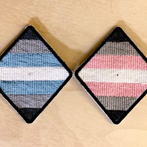 LGBTQ+ Pride Flag Patches -- Embroidered Patches - Etsy
