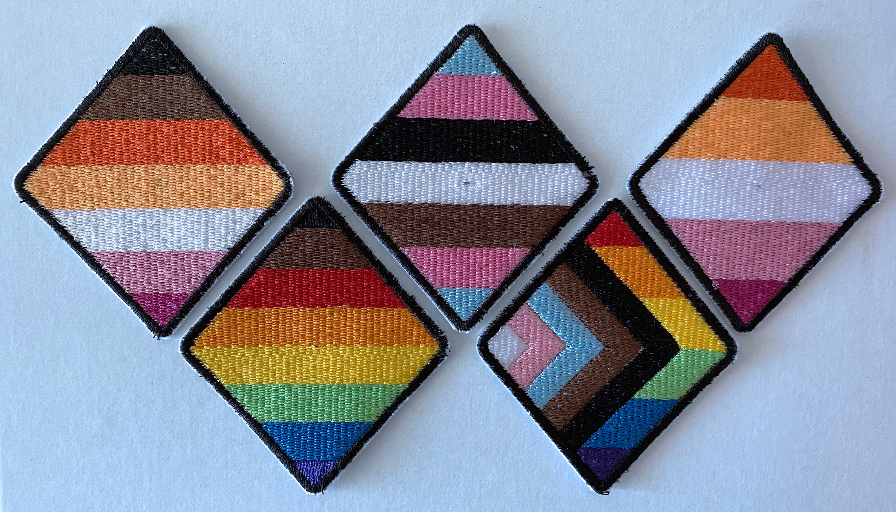 LGBTQ Pride Flag Patches Embroidered Patches - Etsy UK