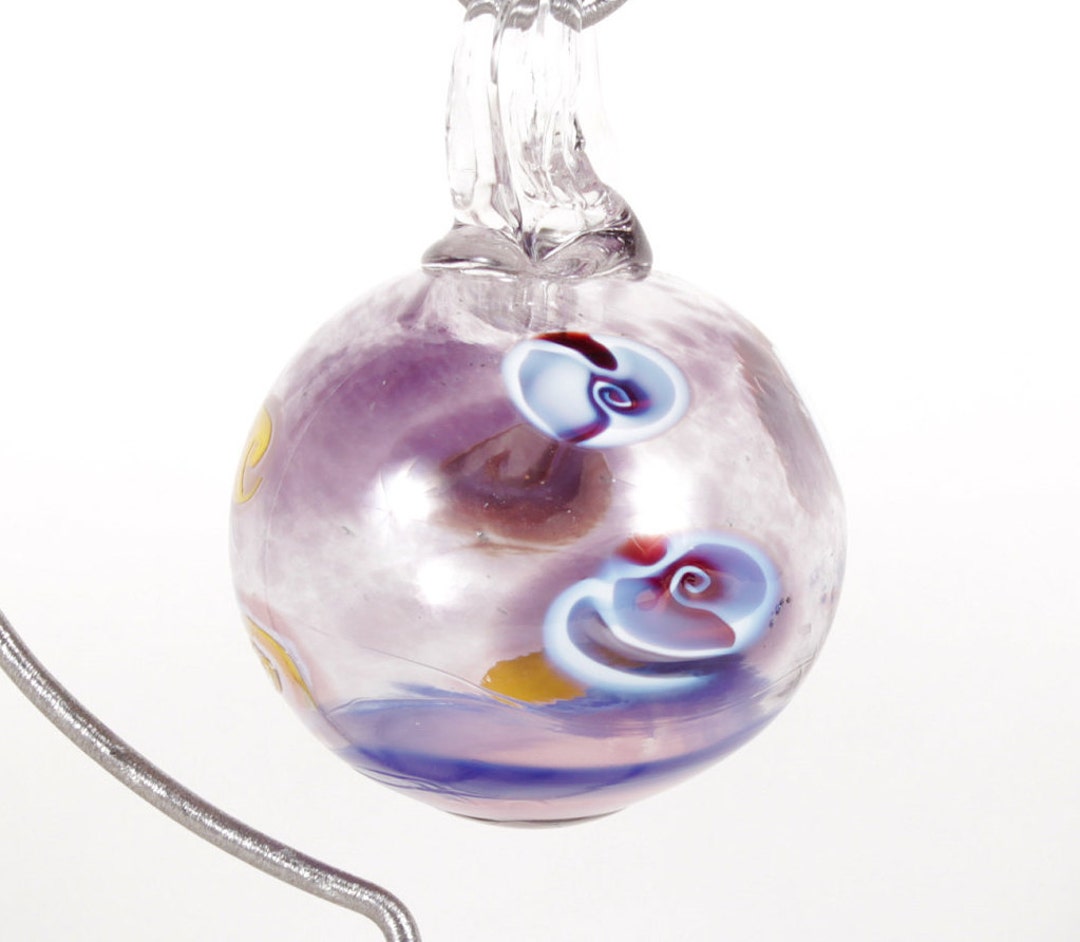 110271 Medium Hand Blown Hanging Art Glass Ball Decorative - Etsy