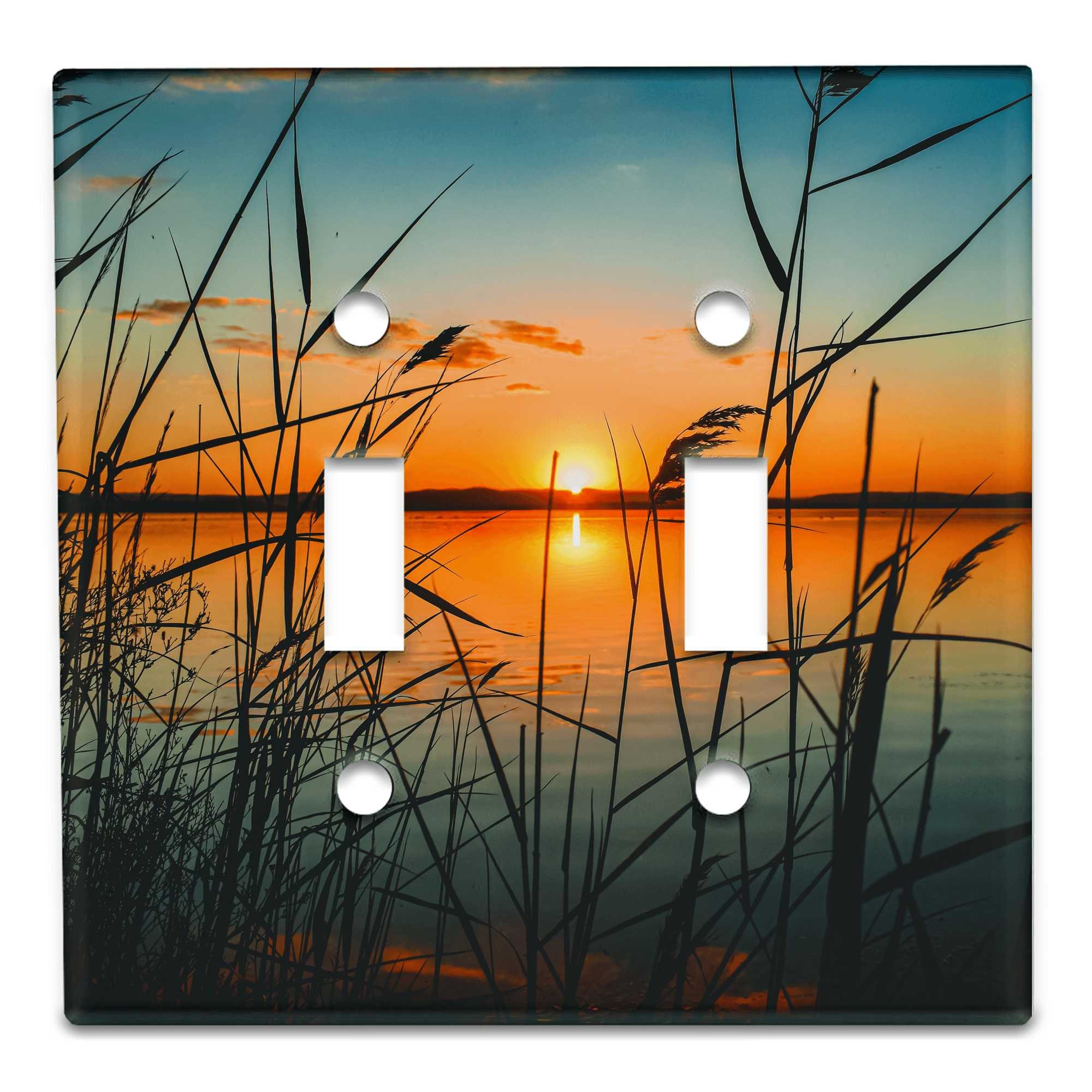 Metal Light Switch Plate Cover Sunset Decorative Light - Etsy