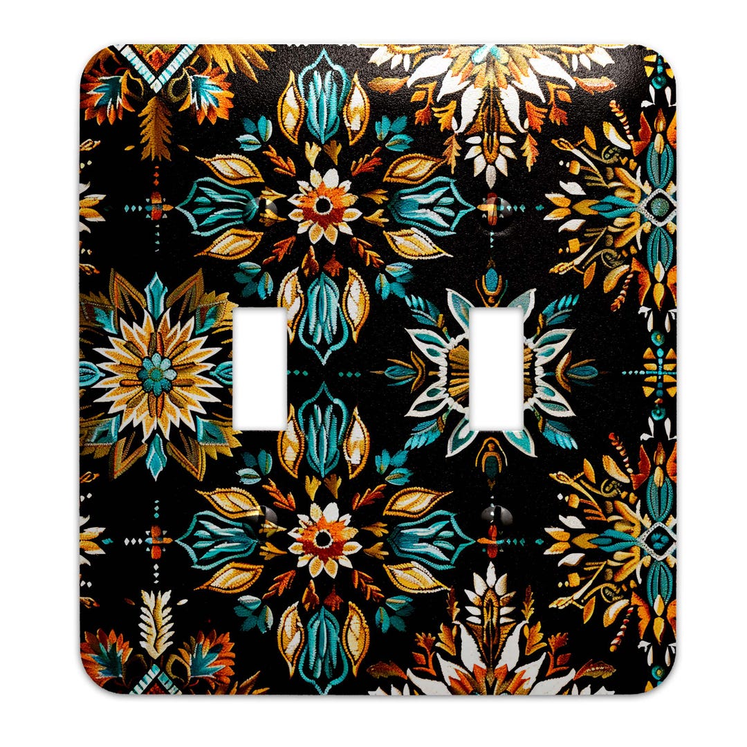 Native American Inspired Design Metal Decorative Light Switch Plate ...