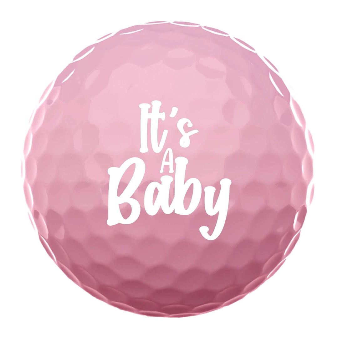 It's A Baby Birth Announcement Golf Balls, Set of 3 Balls, Various ...