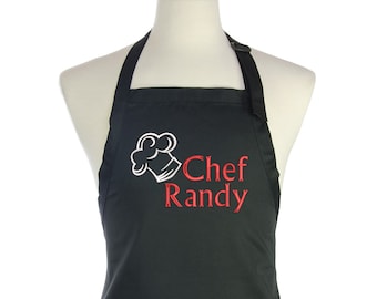 Got Wine Embroidered Chef's Apron - Etsy