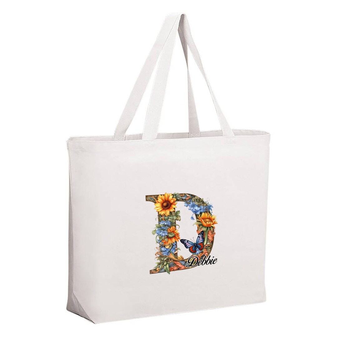 Personalized Name Bag Custom Name Tote Bag Custom Tote Women - Etsy