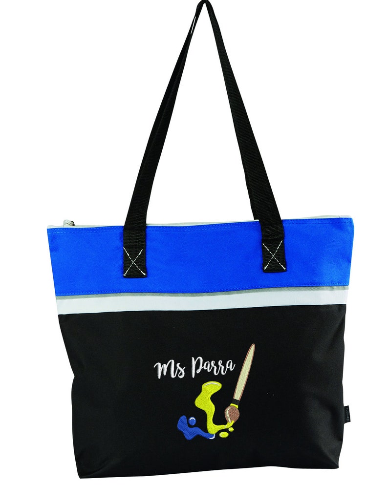 Artist Painter Supply Bag Embroidered Personalized Small - Etsy