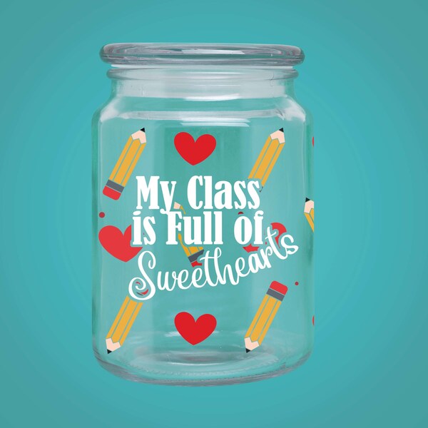 Teacher Candy Jar - Etsy