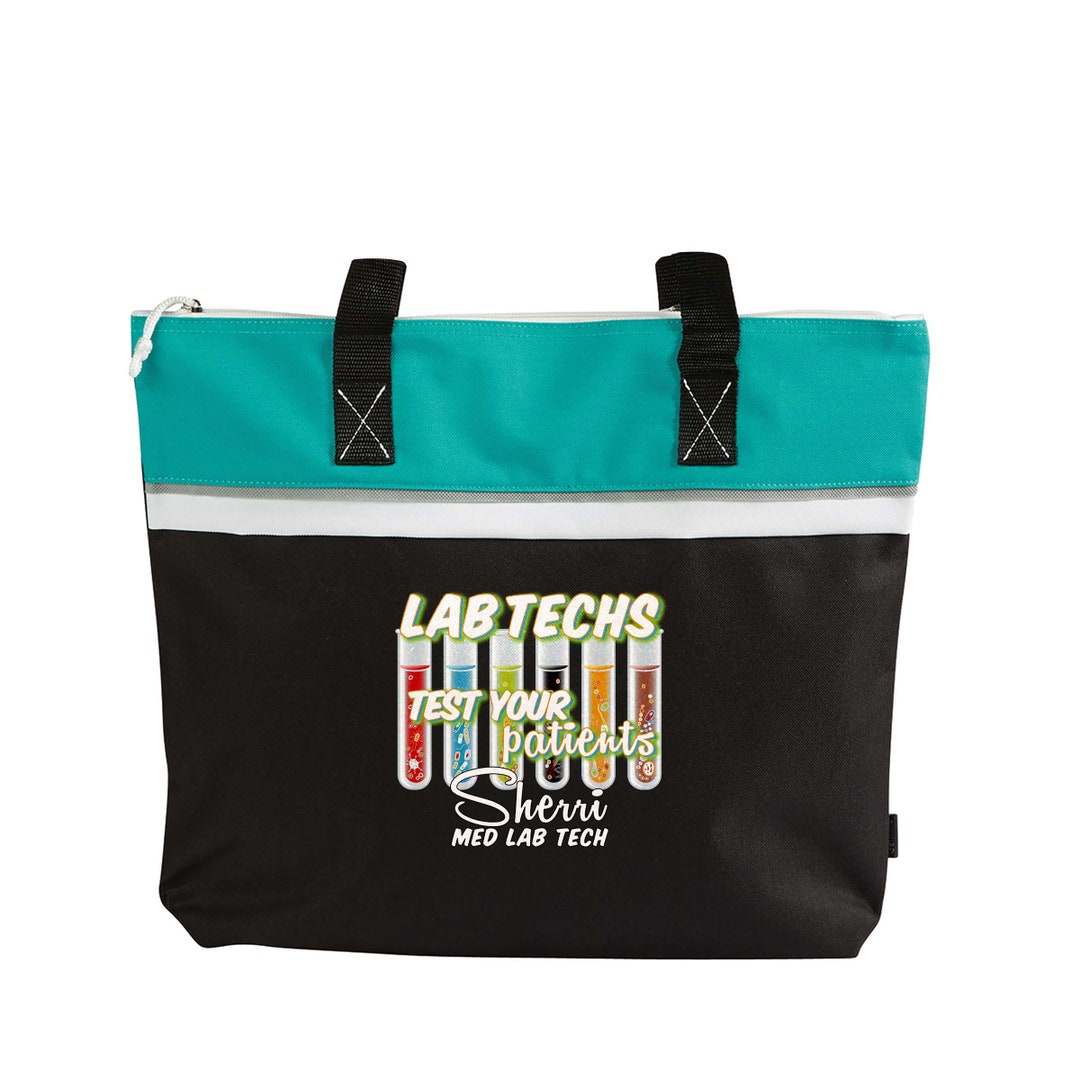 Medical Lab Techs Test Your Patients Personalized Small Tote, Gift for ...