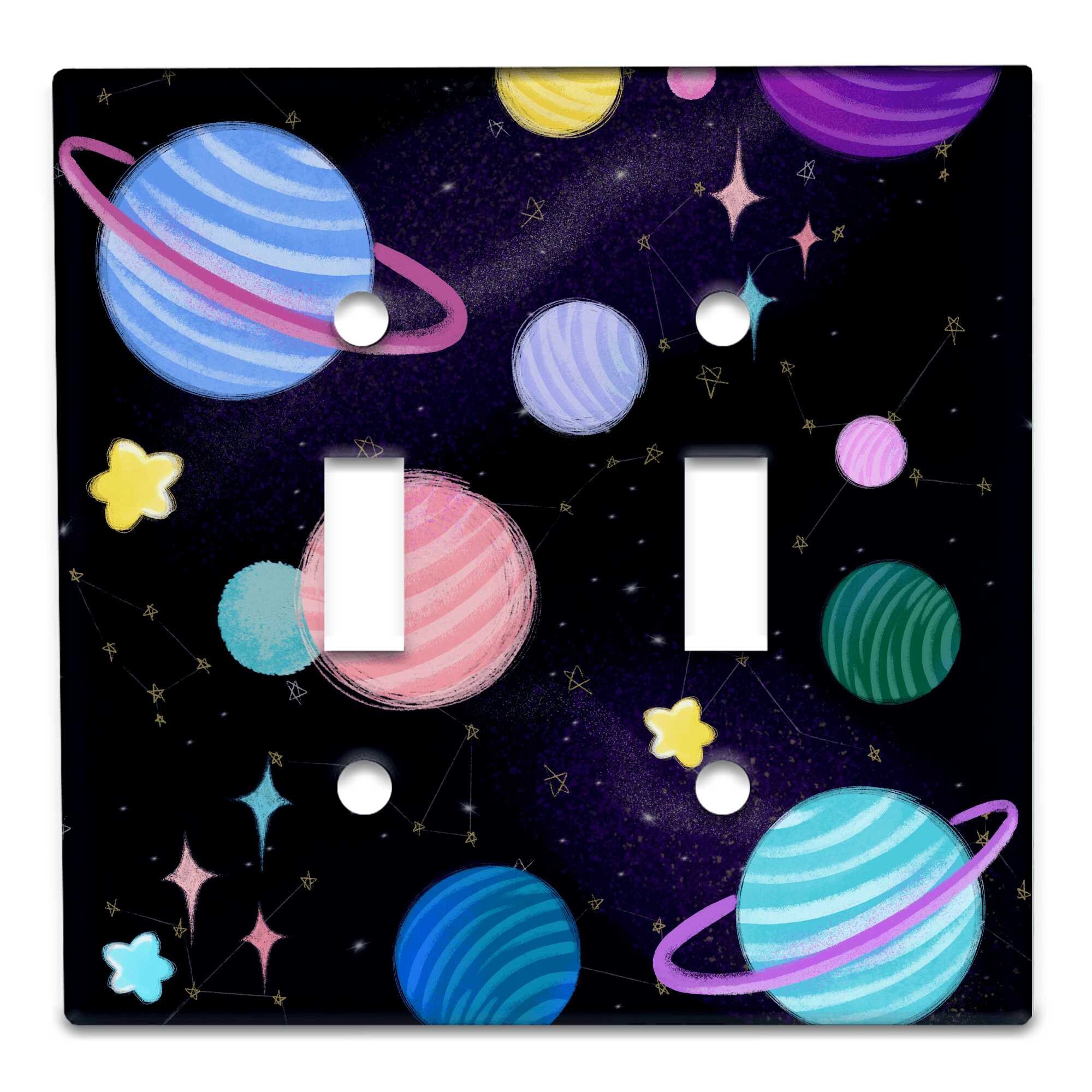 Metal Light Switch Plate Cover Planets and Constellations - Etsy