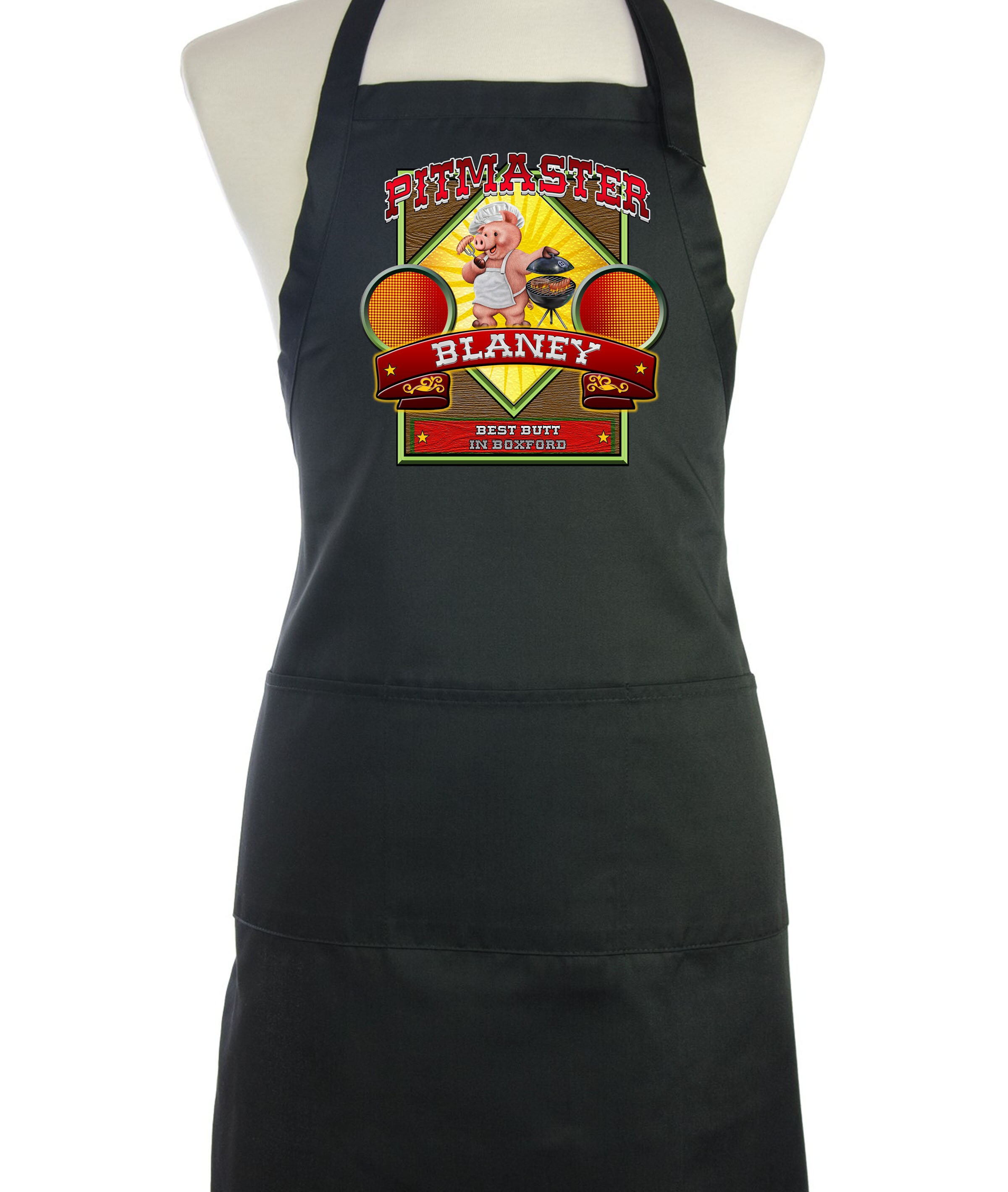 Personalized Men's Apron Pitmaster Custom Bbq Apron - Etsy