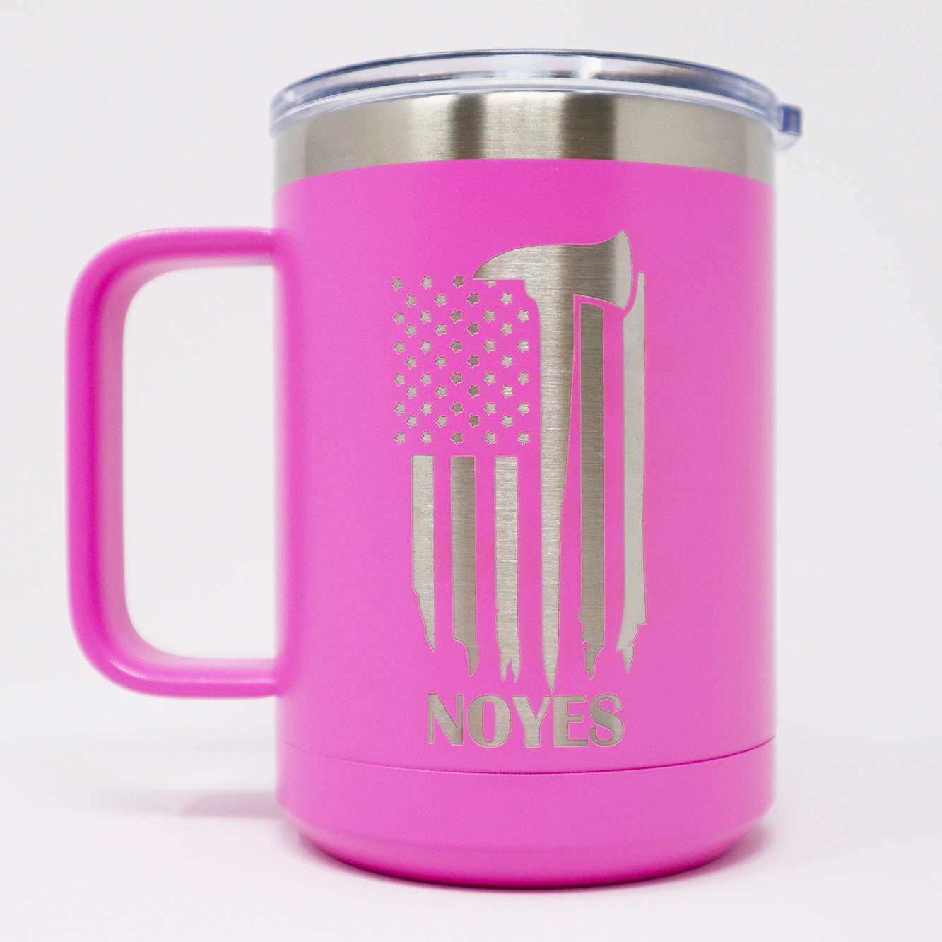 Firefighter Urban Flag Personalized 15 Oz Insulated Coffee Mug - Etsy