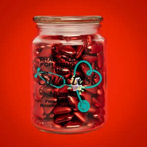 Thank You for Being the Sweetest Nurse Personalized Candy Jar - Etsy
