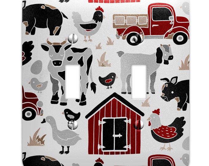 Rooster Vine Barn Light Switch Cover, Night Light, Cabinet Knob - Etsy