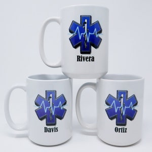 EMS EMT Paramedic Personalized Coffee Mug - Etsy