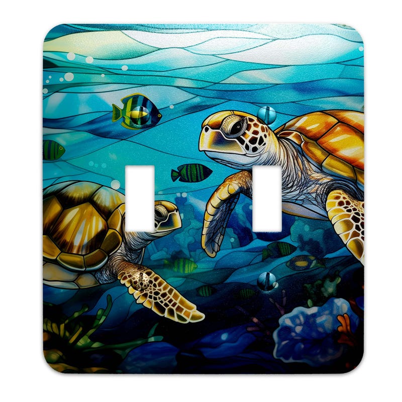 Sea Turtle Light Switch Cover - Etsy