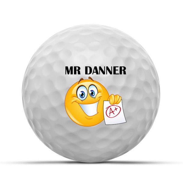 Smiley Face Golf Balls - Etsy