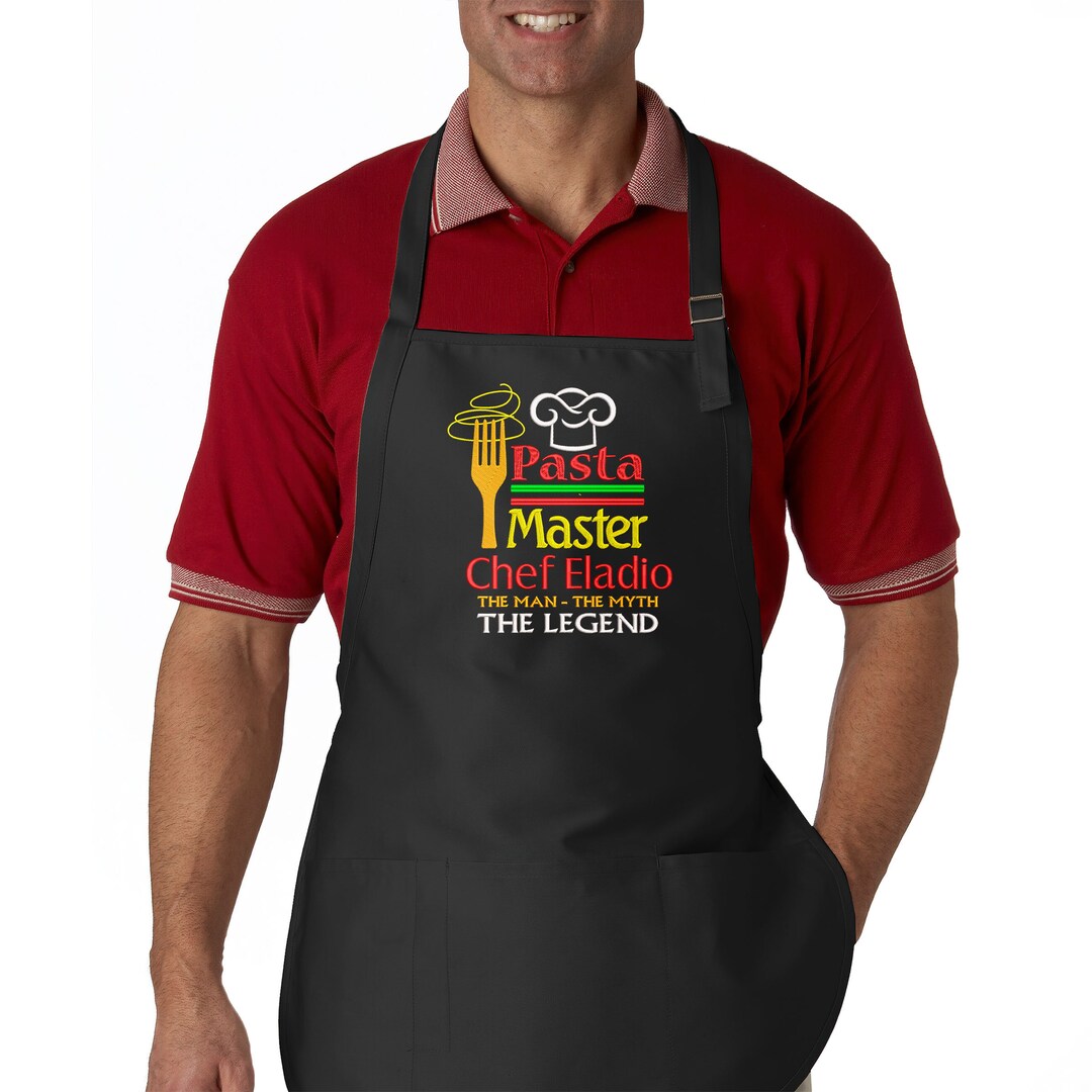 Pasta Master the Man the Myth the Legend Personalized Apron ...