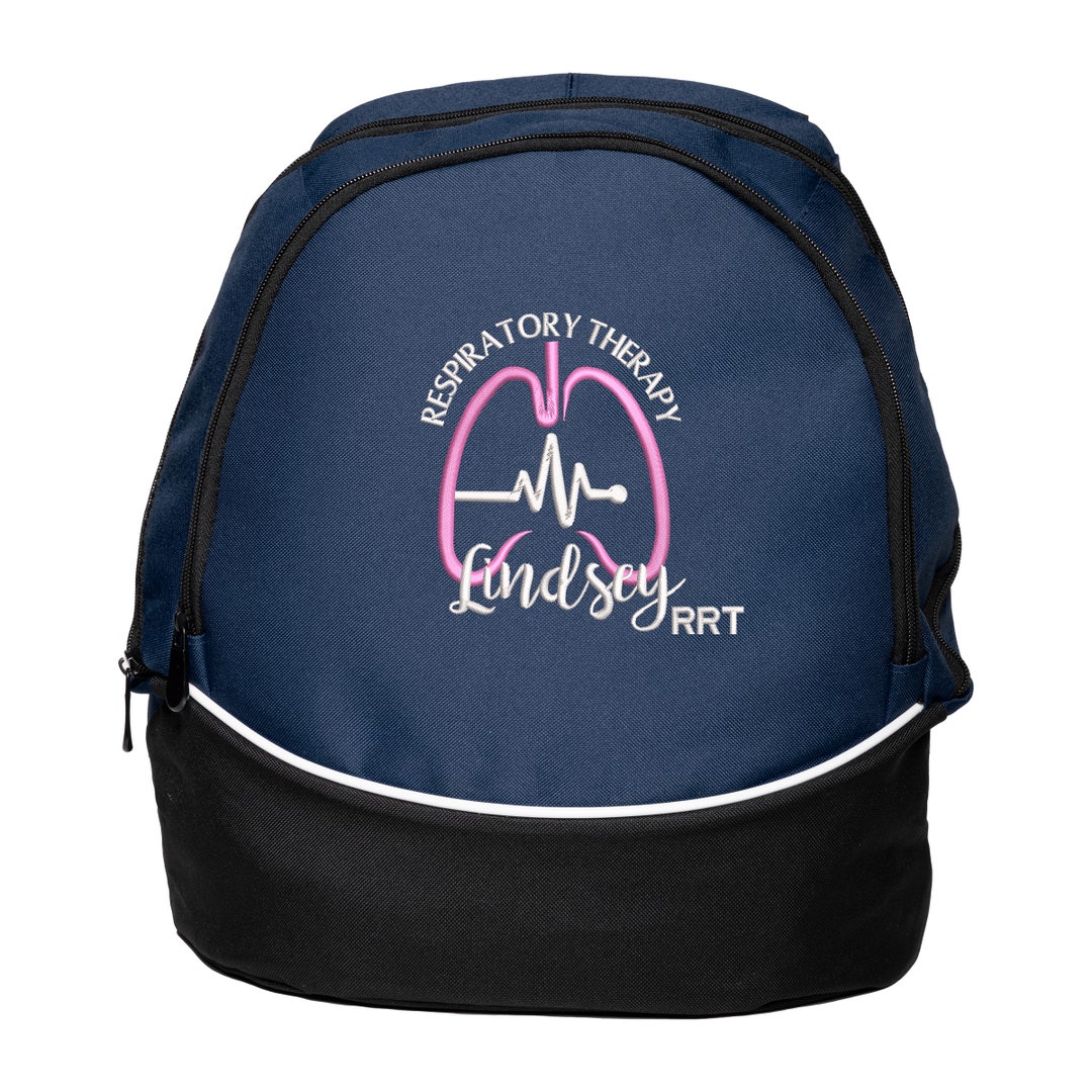 Respiratory Therapy Lungs Personalized Backpack Embroidered - Etsy