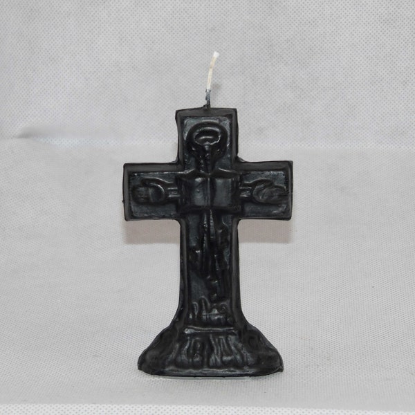 Candle With Cross - Etsy