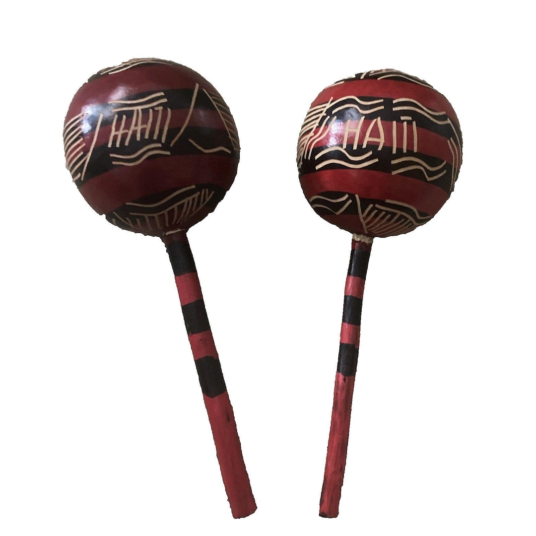 Vintage Maracas Music Instrument -lot of 2 Haiti - Etsy