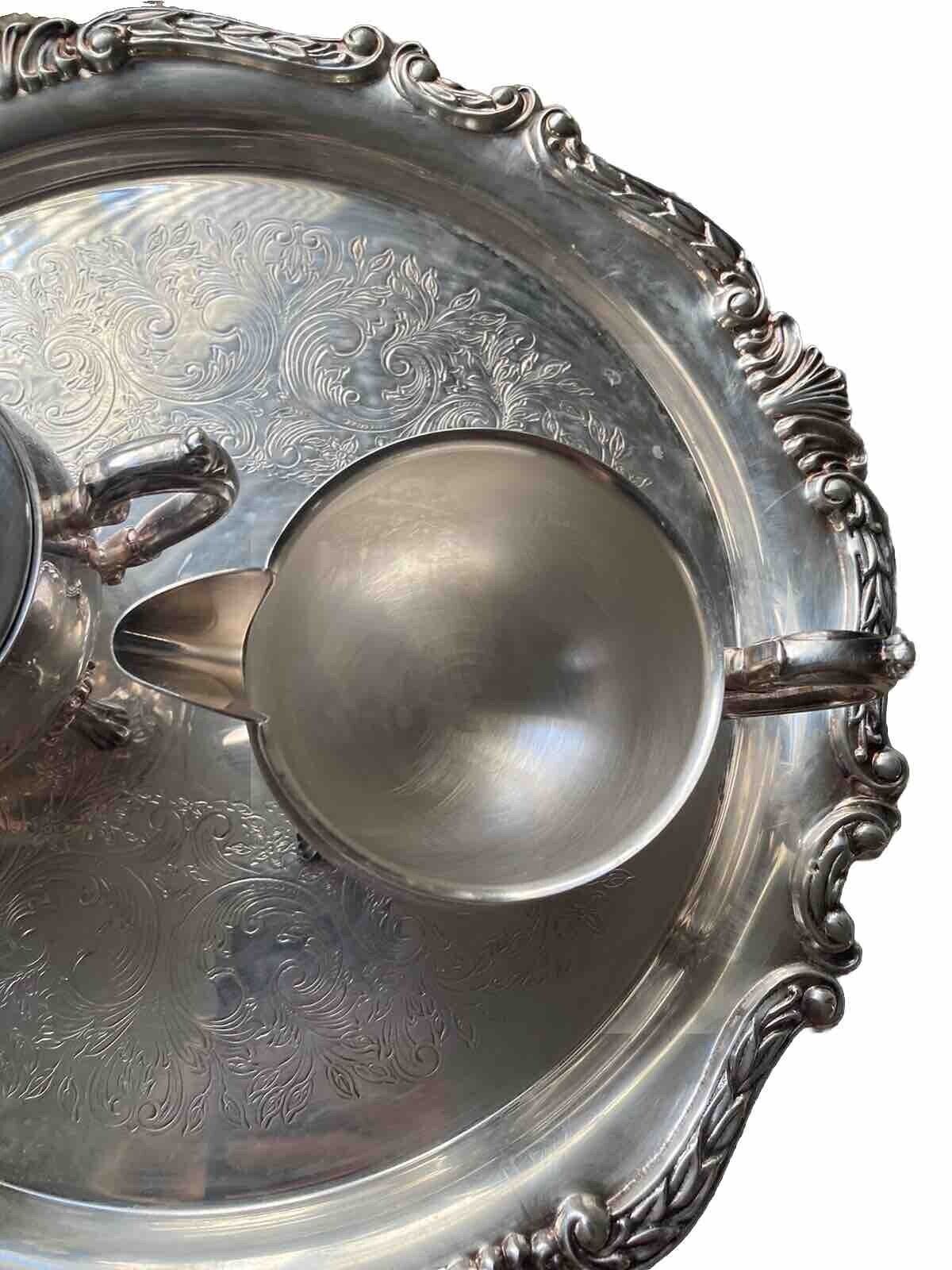 Vintage Sheridan Taunton Silversmiths Silverplate Coffee/tea 4 Pc Set ...