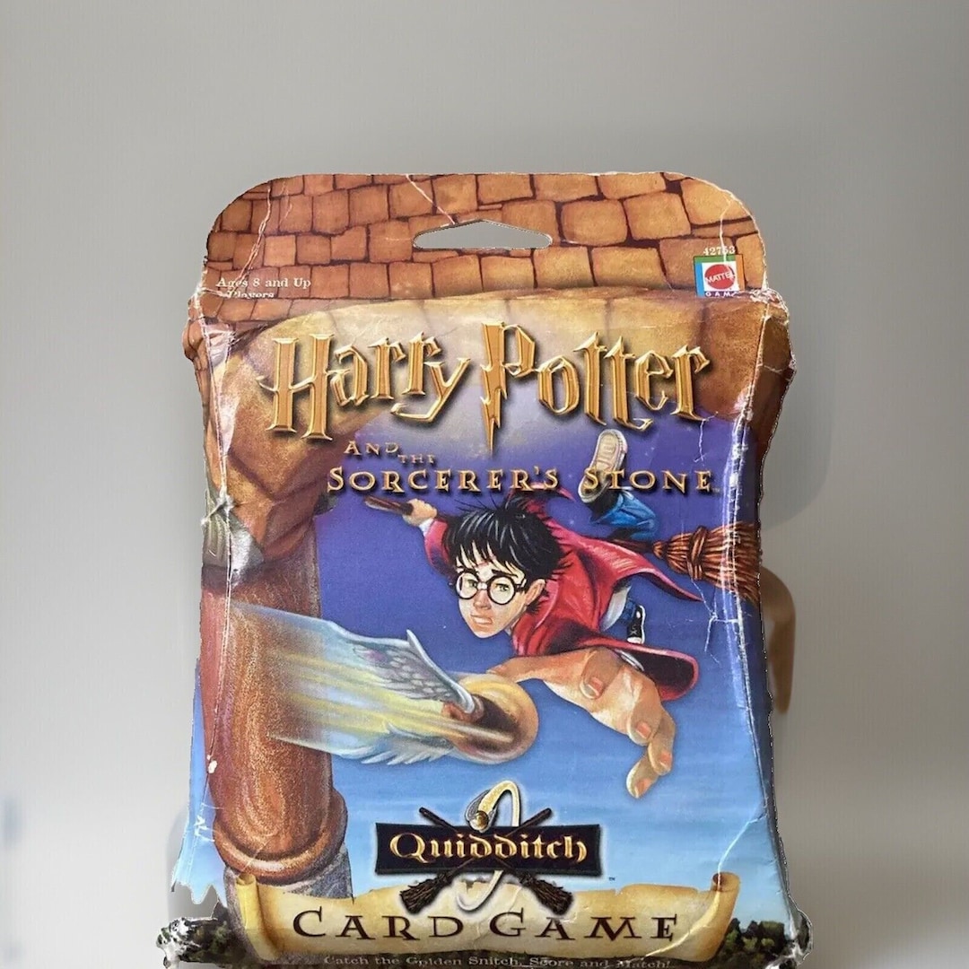 Harry Potter & Sorcerer's Stone Quidditch Card Game by Mattel VTG 2000 ...