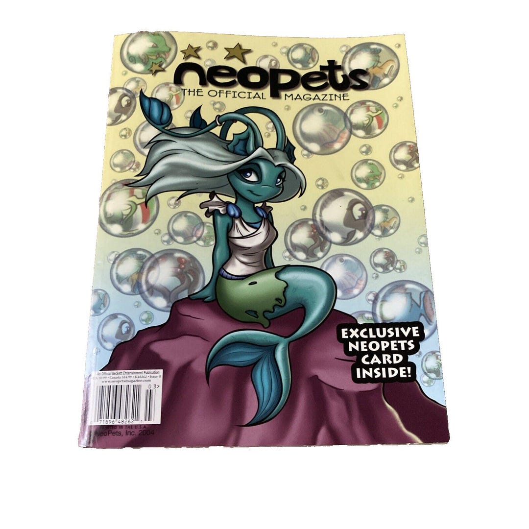Neopets the Official Magazine Issue #8 -with Original Poster. 2004 Rare ...