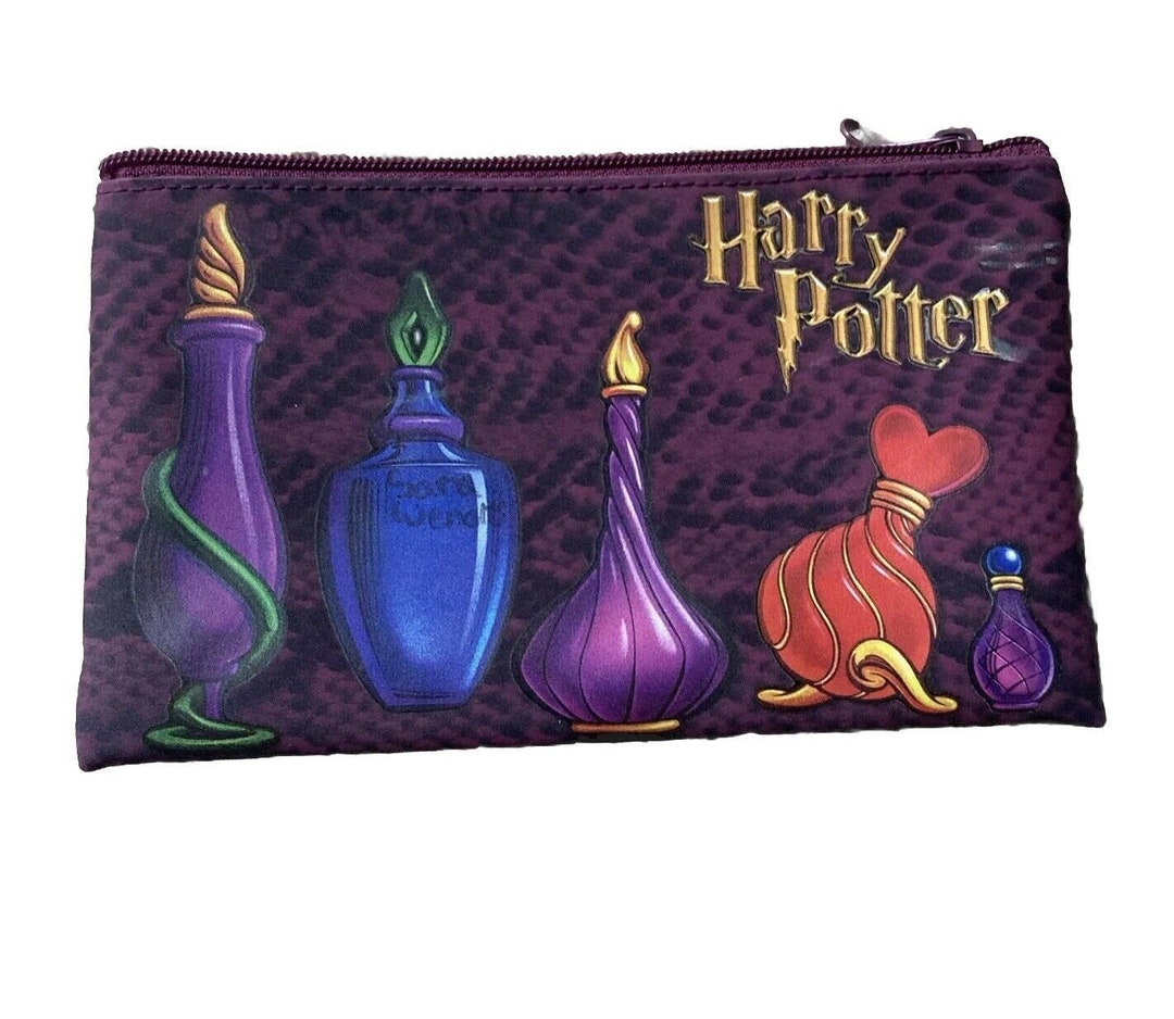 Vintage 2001 Warner Bros Harry Potter Potions Pencil Case Pouch Makeup ...