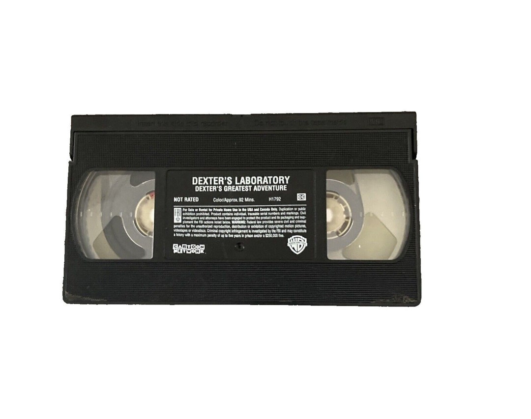 Dexters Laboratory Greatest Adventures VHS Cartoon Network 2001 8 ...