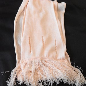 Stunning French Vintage Rodier Peach Coloured Scarf (15932) DR4 - Etsy