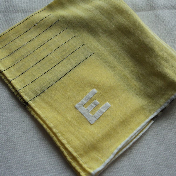 Initial H Handkerchief - Etsy