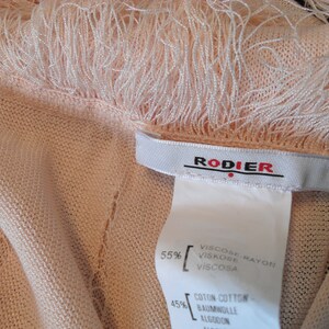 Stunning French Vintage Rodier Peach Coloured Scarf (15932) DR4 - Etsy