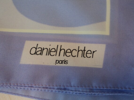French vintage Daniel Hetcher Paris decorative scarf … - Gem