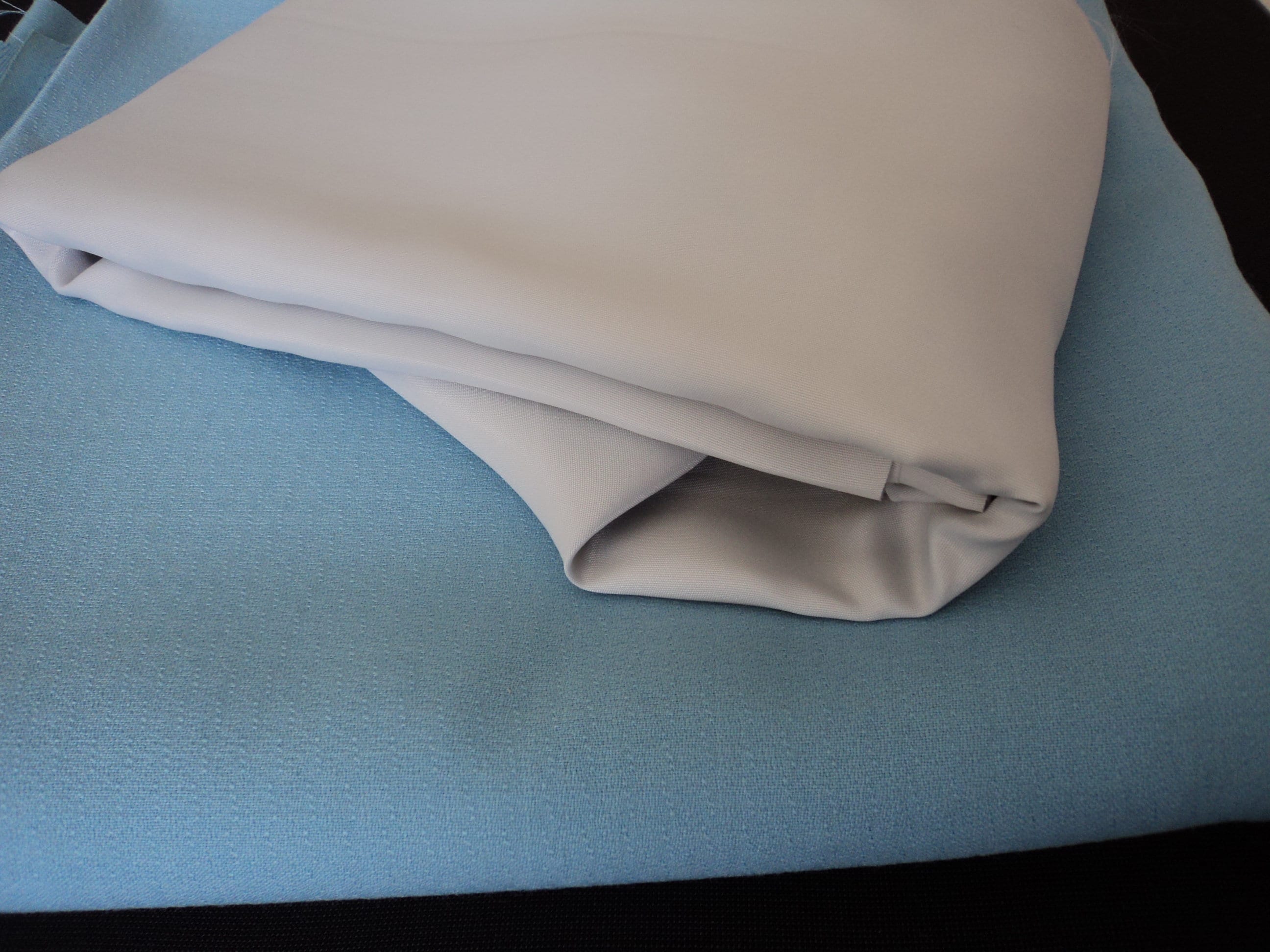 French Vintage Tergal blue fabric 2.80 m x 1.4 m and matching | Etsy