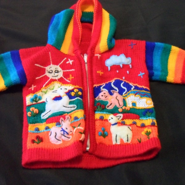 Hand Knit Jacket - Etsy