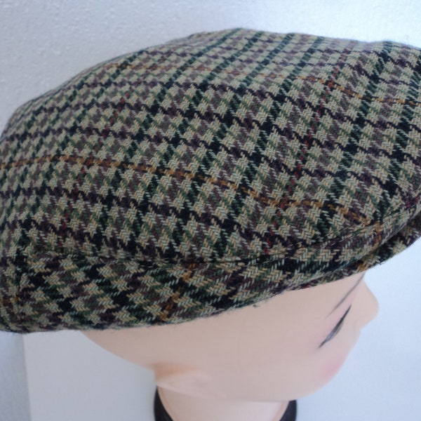 Plaid Cap - Etsy