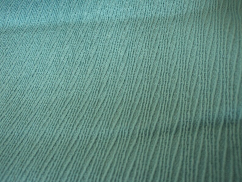 French Vintage Tergal blue fabric 2.80 m x 1.4 m and matching | Etsy