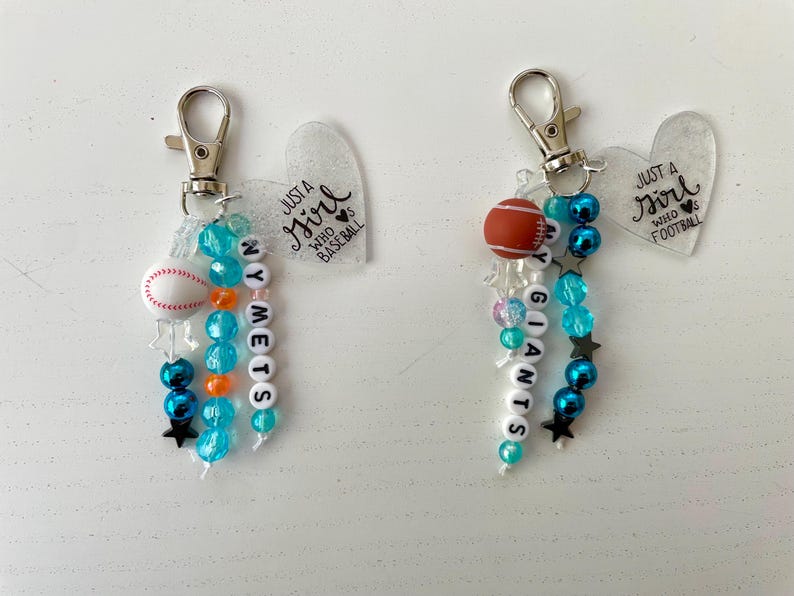Baseball Keychain/baseball Key Ring/baseball Girl Gift/keychain/keyring ...