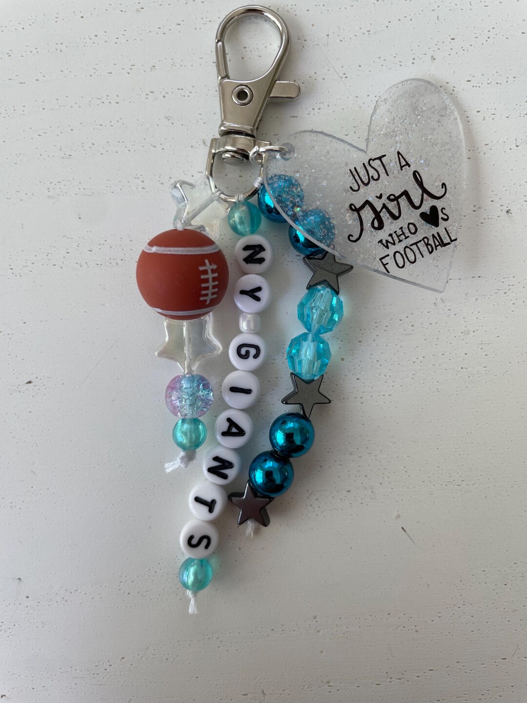 Football Keychain/football Key Ring/football Girl Gift/keychain/keyring ...