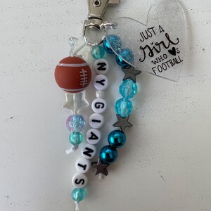 Football Keychain/football Key Ring/football Girl Gift/keychain/keyring ...