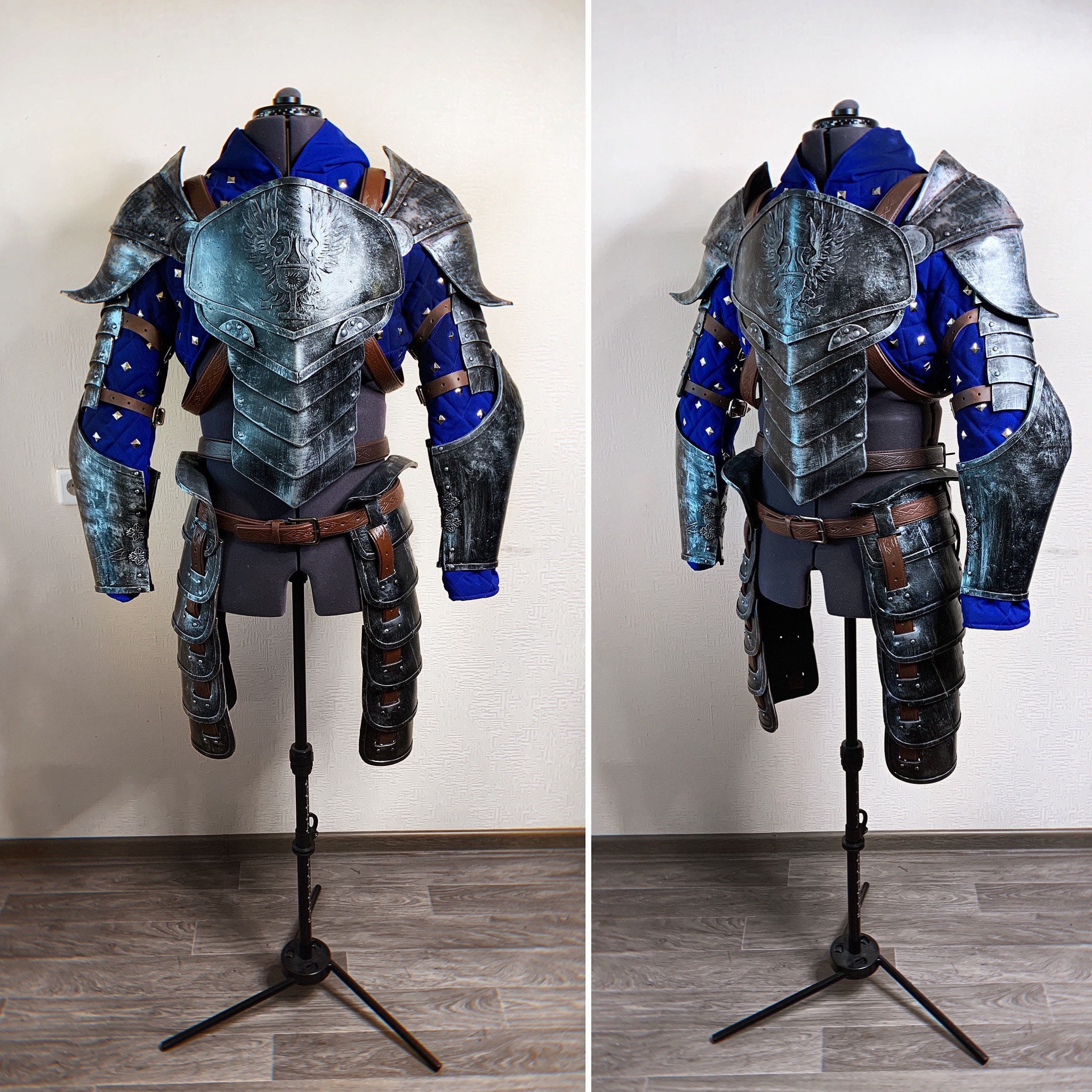 Grey Warden Heavy Warrior Cosplay Armor From Dragon Age Full Etsy