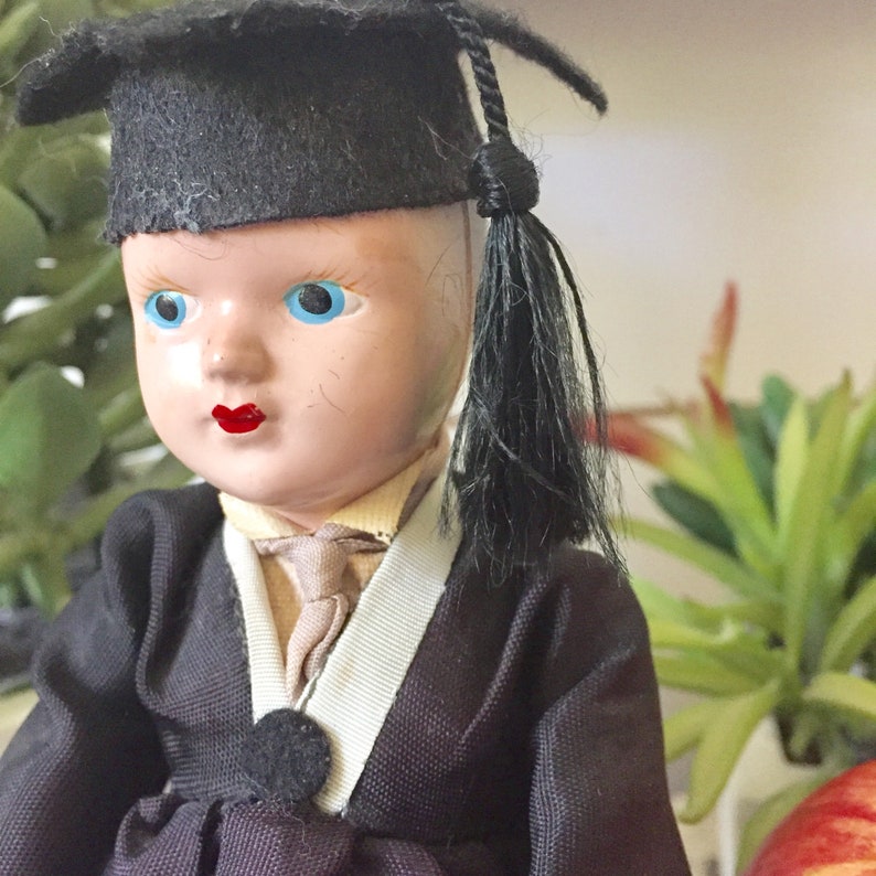 Vintage Boy Graduate Doll Graduation Collectable 1940 Doll | Etsy