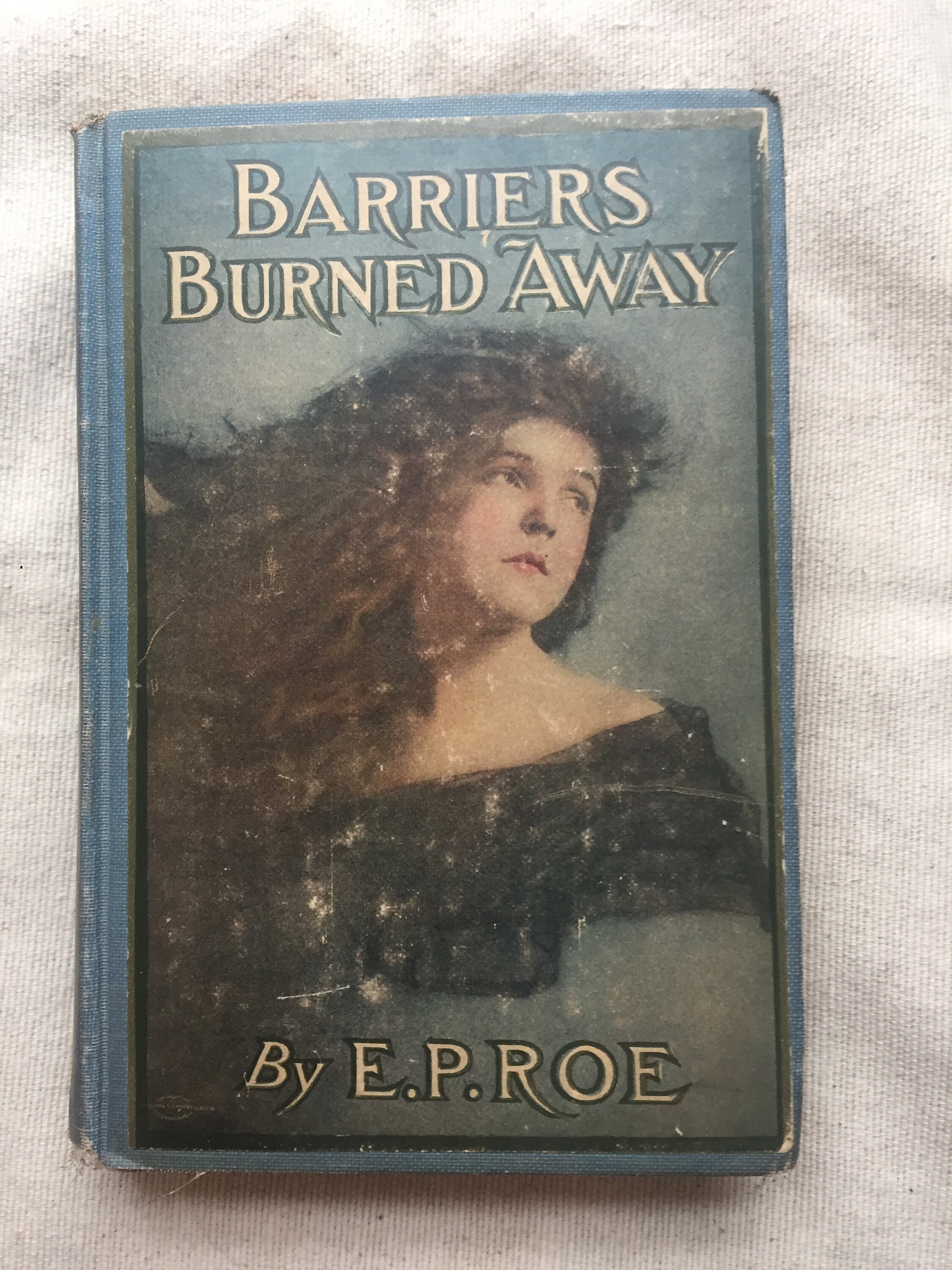 Vintage Book Barriers Burned Away by E. P. Roe Book Art - Etsy